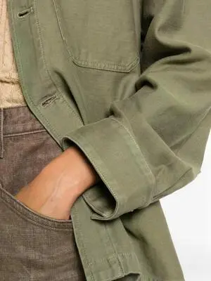 NILI LOTAN Howard Button-up Chest Pocket Shirt