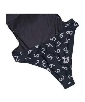 VIVIENNE WESTWOOD One-shouldered Printed One-piece Swimsuit