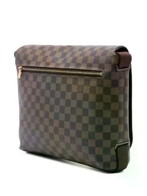 LOUIS VUITTON Damier Ebene Brooklyn Mm Crossbody Bag