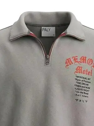 PALY Graphic Print Quarter-zip Sweatshirt