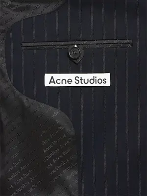 Acne Studios Pinstripe Viscose Jacket