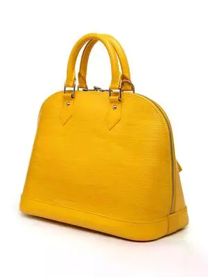 LOUIS VUITTON Epi Alma Pm Handbag - Yellow