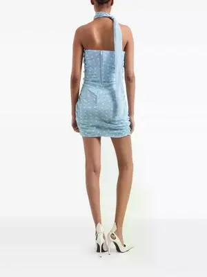Nina Ricci Polka-dot Ruffled Mini Dress
