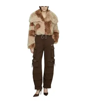 Attico Fur Short Coat
