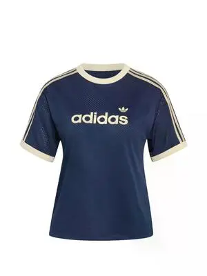 Adidas Logo Print Mesh T-shirt