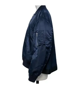 Sacai Zip-up Bomber Jacket - Navy