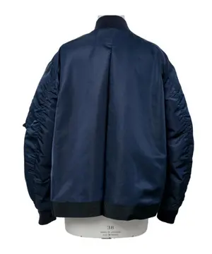 Sacai Zip-up Bomber Jacket - Navy