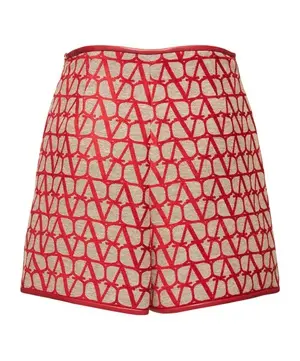 Valentino Garavani Logo Print Shorts