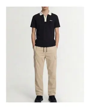 Moncler Embroidered Logo Cotton Polo Shirt