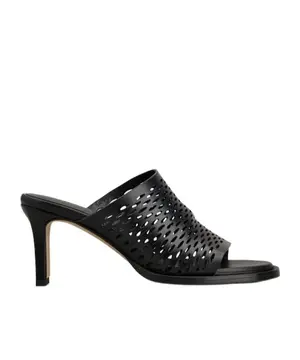 TOD'S Leather Mules - Black