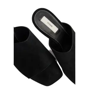 TOTEME 85mm Suede Mules