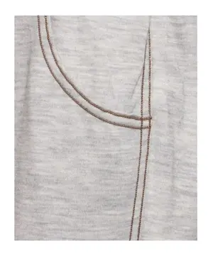 Brunello Cucinelli Wool Cashmere Wide Leg Pants