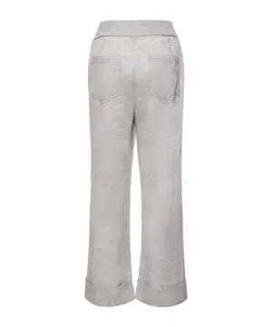 Brunello Cucinelli Wool Cashmere Wide Leg Pants