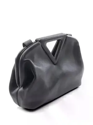 Bottega Veneta Medium Leather Two-way Handbag - Black
