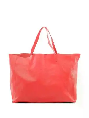 Celine Horizontal Cabas Tote Bag - Red