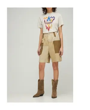 Isabel Marant Étoile Paneled Relaxed Shorts