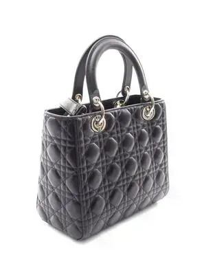 Dior Lady Medium Handbag - Black
