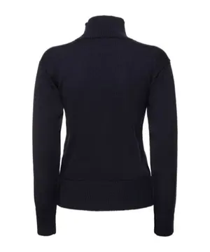JIL SANDER Embroidered Logo Turtleneck Sweater