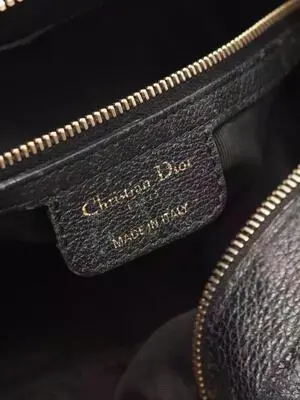 Dior Cannage Tote Bag - Black