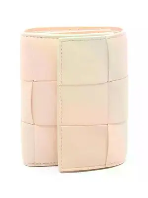 Bottega Veneta Small Cassette Tri-fold Wallet - Pink