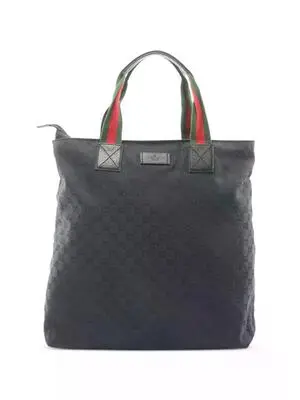 Gucci Gg Canvas Sherry Line Tote Bag