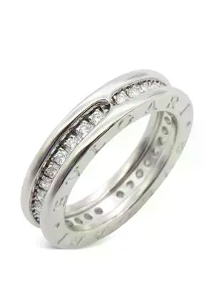 BVLGARI B.zero1 Diamond Ring In 18k White Gold - Silver