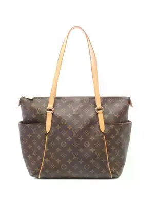 LOUIS VUITTON Monogram Canvas Tote Bag - Brown