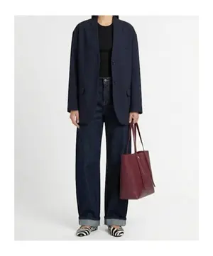 Fabiana Filippi Collarless Buttoned Jacket With Three Pockets