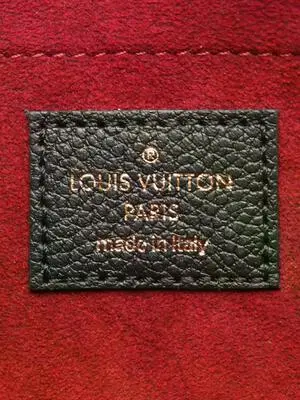LOUIS VUITTON Monogram Empreinte Félicie Chain Clutch - Black