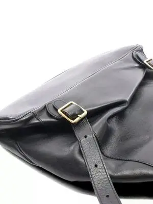 Gucci Bamboo Leather Backpack - Black