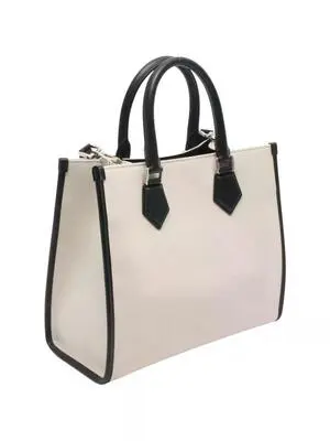 Dolce & Gabbana Dg Logo Plaque Canvas Tote Bag