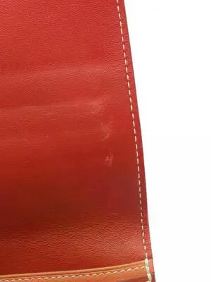 Hermès 2013 Dogon Long Bi-fold Wallet - Red