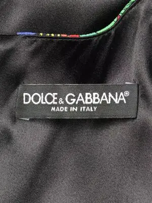 Dolce & Gabbana Tomato Can Print Midi Dress