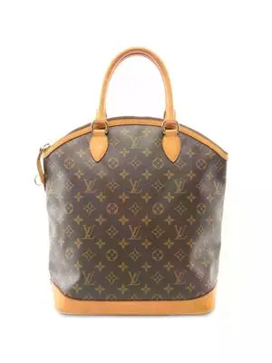 LOUIS VUITTON Lockit Vertical Monogram Canvas Tote Bag