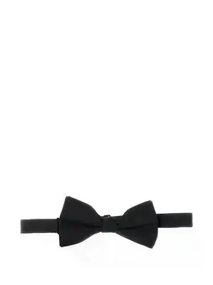 Valentino Garavani Silk Satin Bow Tie - Black