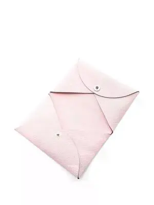 Hermès 2025 Calvi Card Holder - Pink