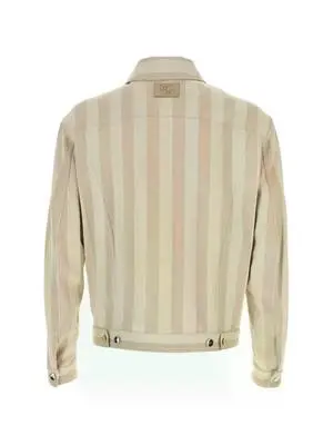 Fendi Striped Denim Jacket