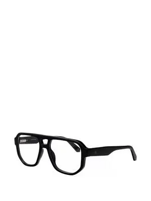 Calvin Klein Pilot-frame Geometric Eyeglasses