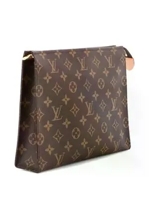 LOUIS VUITTON Trio Toiletry Set Monogram Canvas Pouch