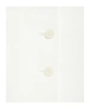 Max Mara Fornovo Viscose Blend Jersey Vest - White