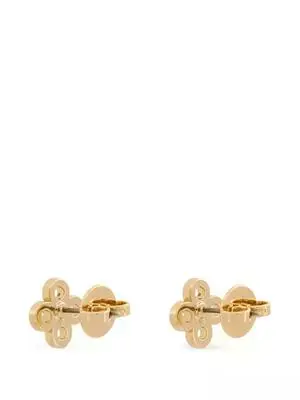 Tory Burch Forget Me Not Clover Stud Earrings - Gold