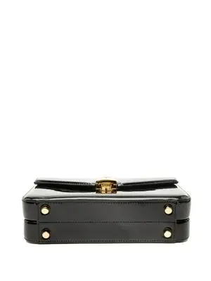 Gucci Patent Sylvie 1969 Top Handle Bag Satchel