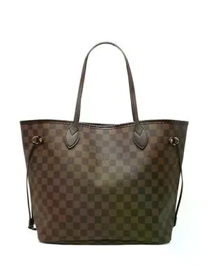 LOUIS VUITTON Damier Ebene Neverfull Mm Tote Bag - Brown