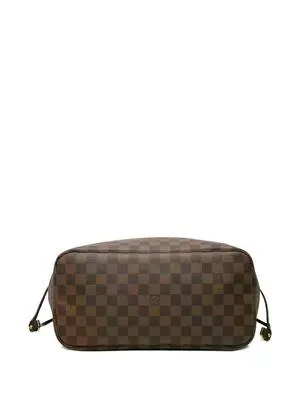 LOUIS VUITTON Damier Ebene Neverfull Mm Tote Bag - Brown
