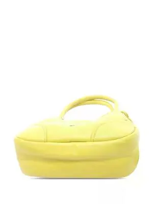 Prada Nappa Soft Padded Re Edition 2002 Moon Satchel - Yellow