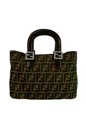 Fendi Zucca Canvas Twins Tote Bag