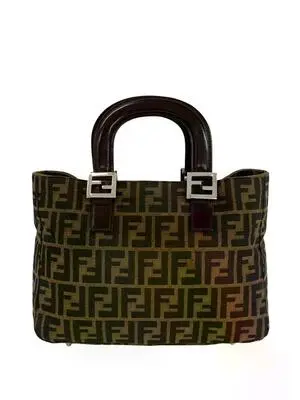 Fendi Zucca Canvas Twins Tote Bag
