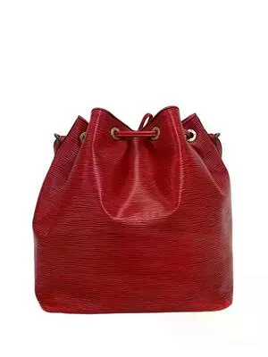 LOUIS VUITTON Epi Petit Noe Bucket Bag - Red