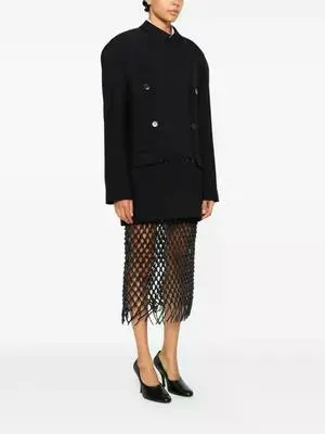 Marie Adam-Leenaerdt Double-breasted High-neck Jacket