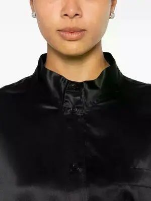 Marie Adam-Leenaerdt Satin Finish Oversized Shirt